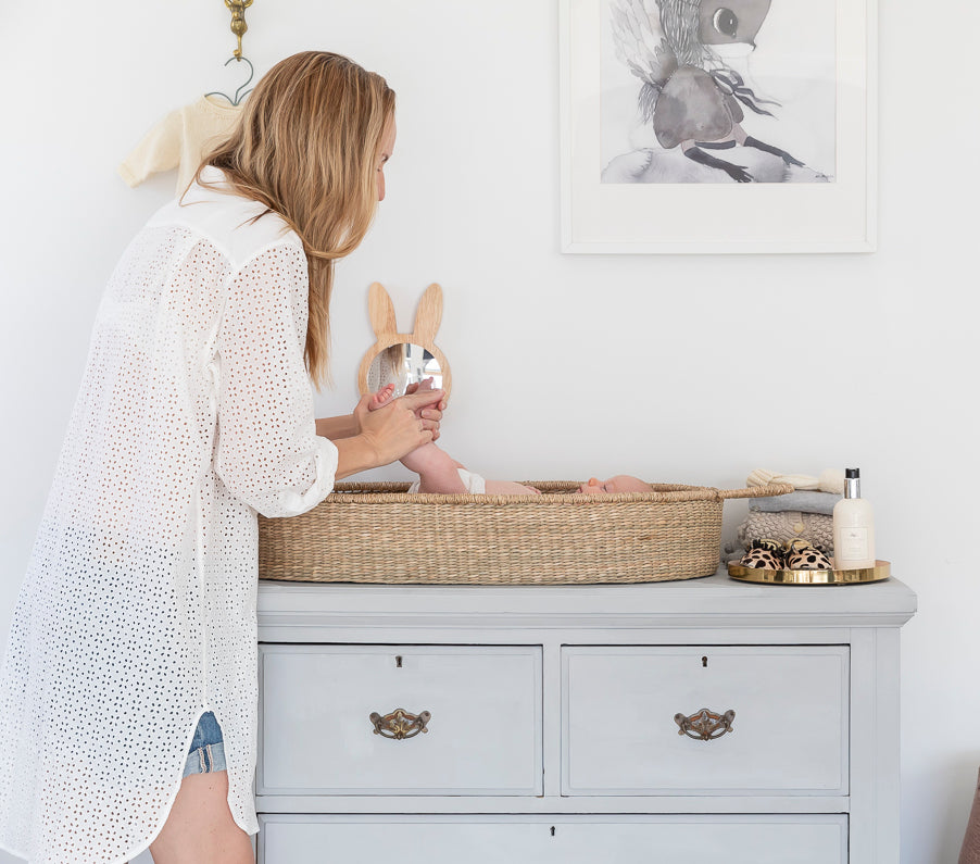 Raw Baby Changing Basket – BEBE BASK